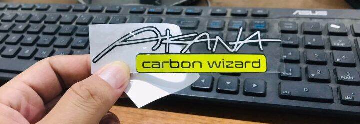 Sticker Cutting JDM Akana Carbon Wizard | Lazada Indonesia