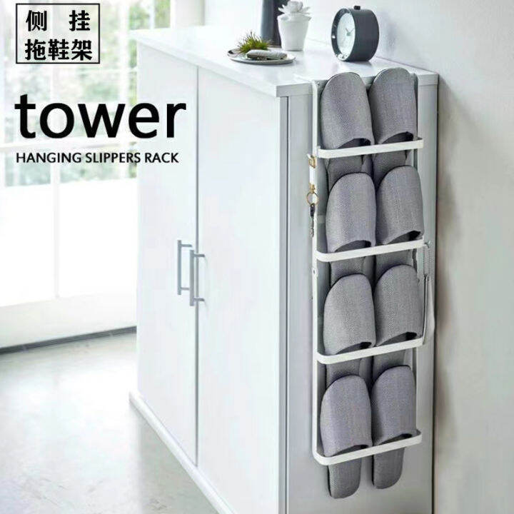 Side Hanging Slipper Rack Shoe Cabinet Side Home Storage Rack Japanese ...