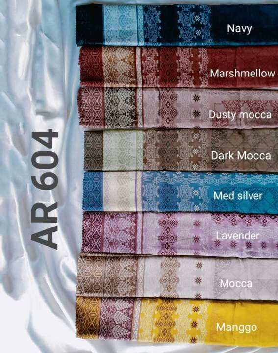 Ready Ar 604 by Ar Rafi || Hijab motif segi empat | Lazada Indonesia