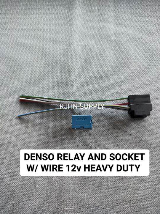 DENSO RELAY AND SOCKET W/ WIRE 12V HEAVY DUTY | Lazada PH