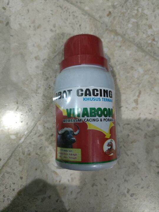 Vitaboom Vita Boom Vitabom Obat Cair Cacing Hewan Ternak Sapi Kambing Domba | Lazada Indonesia
