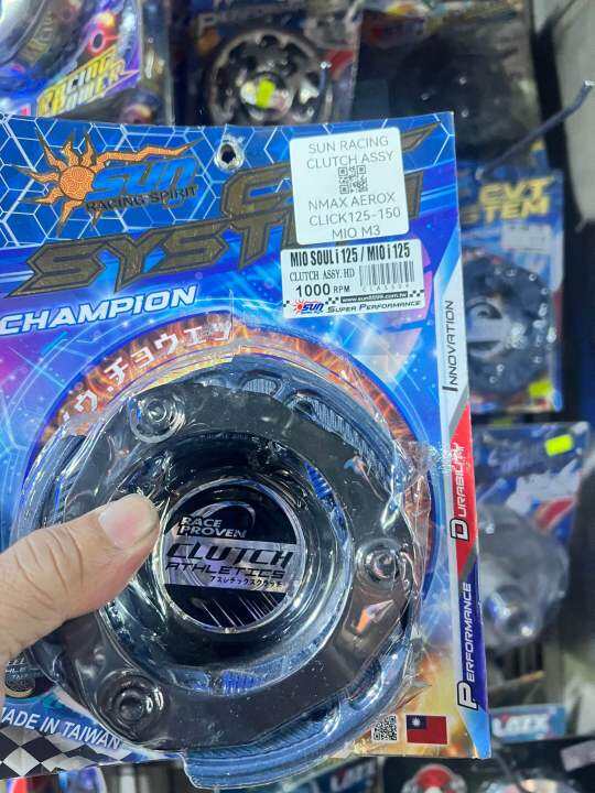 Sun Racing Clutch Assy Aerox , Nmax, ,MioM3, MSi125, Click, PCX, Adv ...