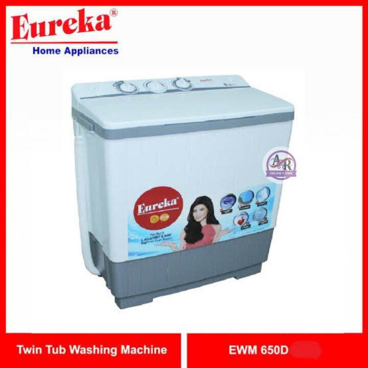 EUREKA TWIN TUB WAHSING MACHINE WITH SPIN DRYER EWM650D ECO | Lazada PH
