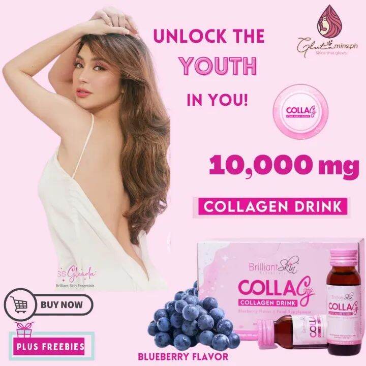 Original Briliant Colla G Collagen Drink (10 Bottles) | Lazada PH