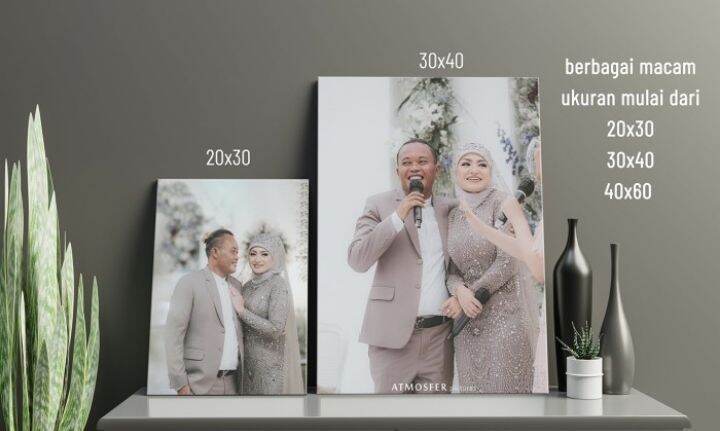 COD CETAK FOTO 10R DAN 20R SUDAH DI BINGKAI MDF BESAR | Lazada Indonesia