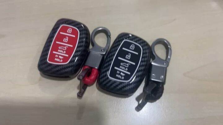 Case Carbon Smartkey Cover Key Kunci Hyundai Creta 4 Tombol | Lazada ...