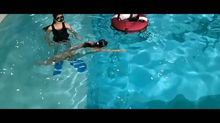 Silicone Swim Fins Kids Short Professional Durable Training Fins For Youth Children Adults ...