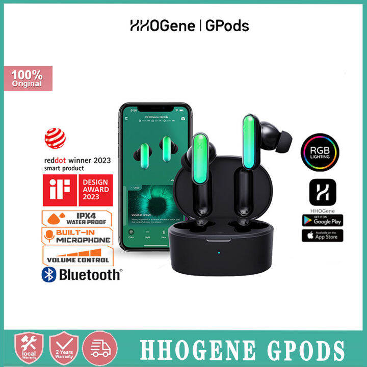 HHOGene GPods Worlds First Light Control TWS Bluetooth Earbuds ,Noise ...