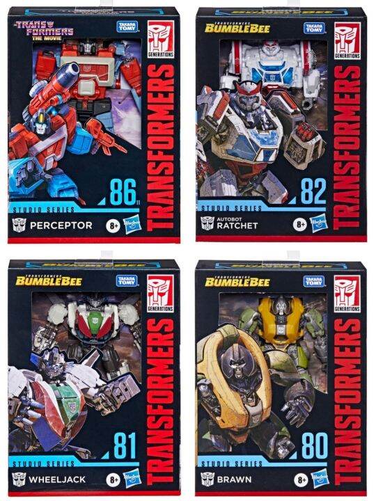 Hasbro Transformers Studio Series Deluxe Class Autobot Brawn Wheeljack ...