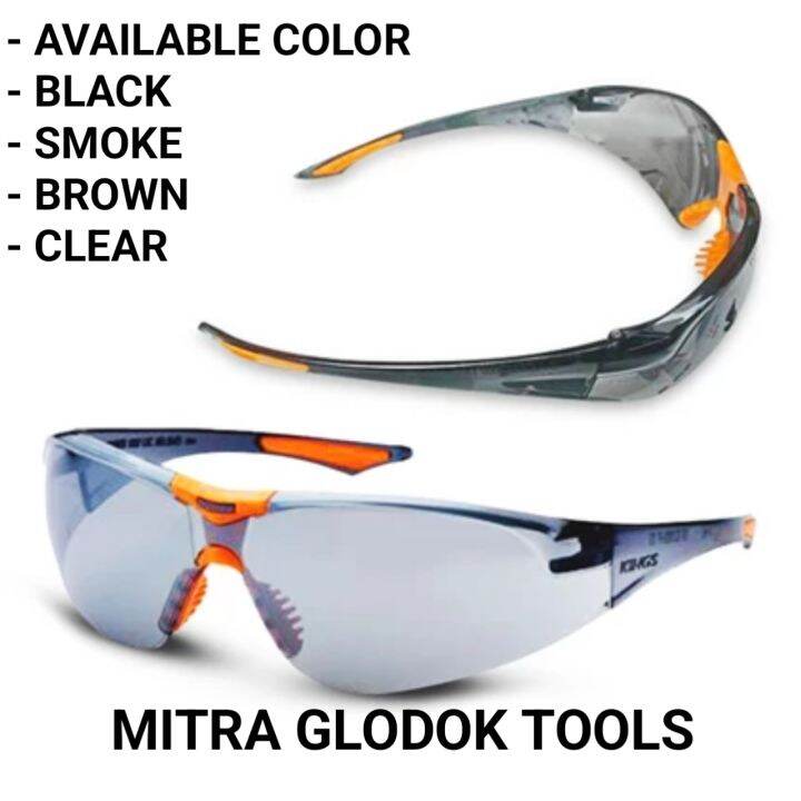 Kacamata safety king safety glasses king warna komplit kacamata proyek ...