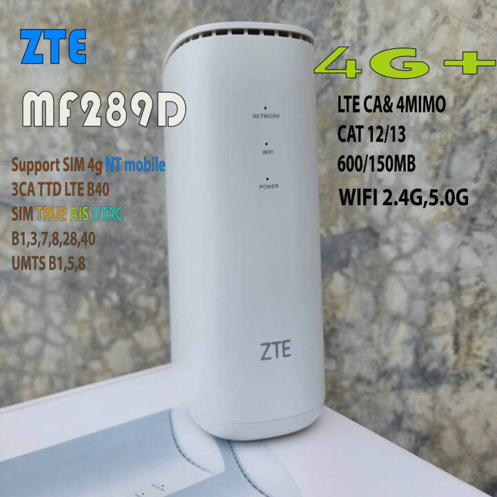 4G Router sim wifi ZTE MF 289D 3CA รองรับทุกซิมในไทย เร้าเตอร์ซิม ...