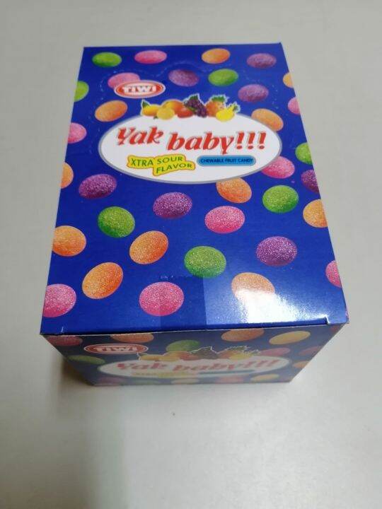 12 pieces Yak Baby Sour Chewable Candies | Lazada PH