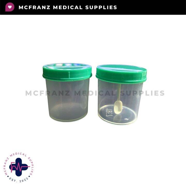 Specimen Cup Container (Urine Cup / Stool Cup) 60ml Sold per 10pcs ...