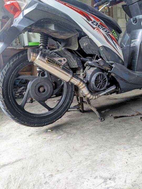 KNALPOT BEAT JALUR SAMPING ROAD RACE INLET 50MM | Lazada Indonesia