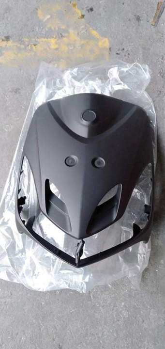 FRONT TOP FAIRING/FRONT TOP COVER MIO SPORTY/MIO SOULTY MATTE BLACK ...