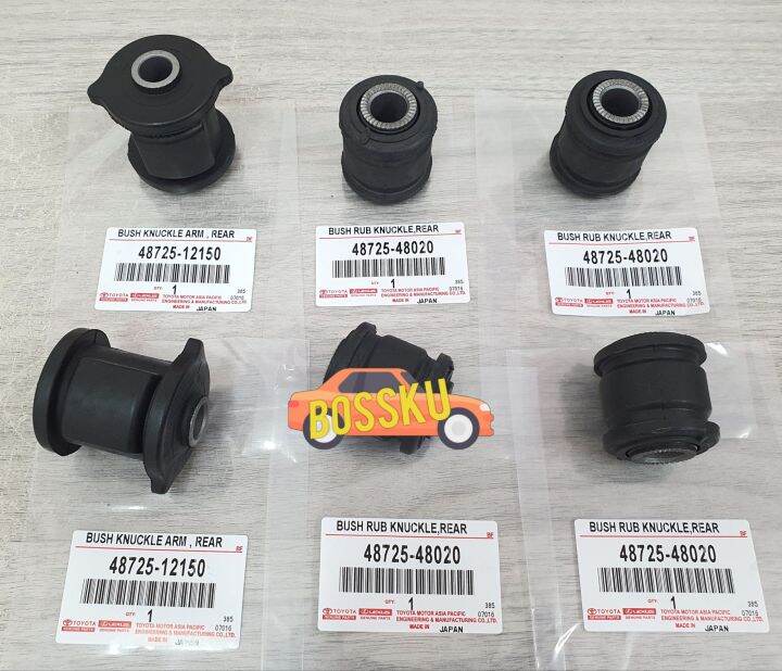 6 IN 1 SET - REAR KNUCKLE ARM BUSH SET - TOYOTA CAMRY ACV30 ACV31 ACV40 ...