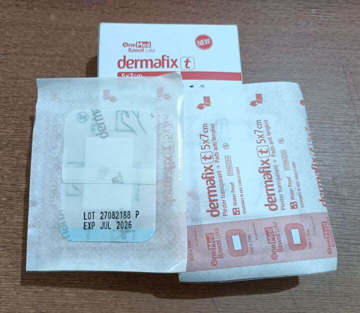 onemed Dermafix T 5x7 cm plester transparan | Lazada Indonesia