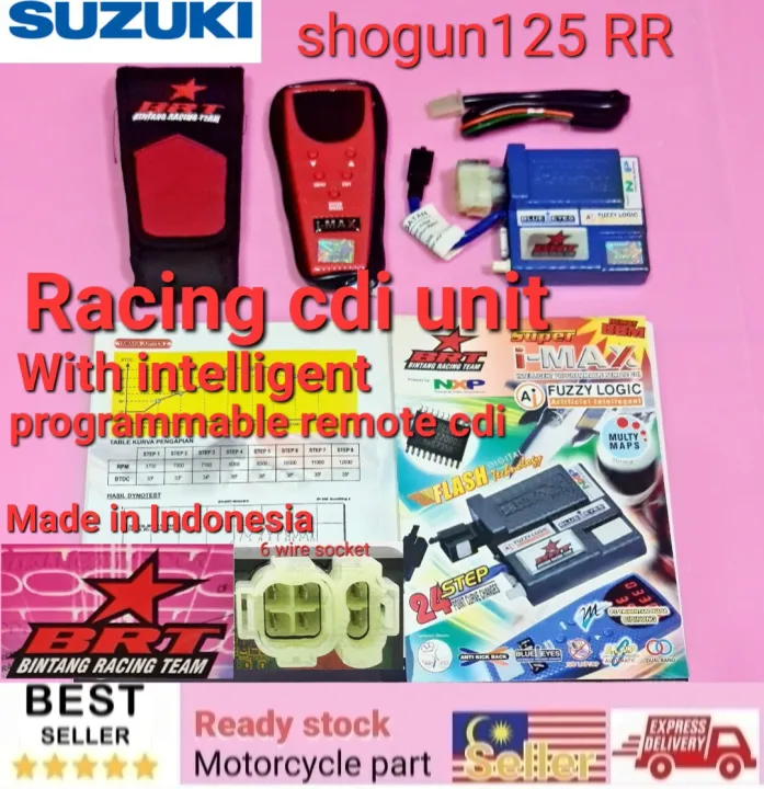 Suzuki Shogun125 RR Racing BRT cdi unit with intelligent programmable ...