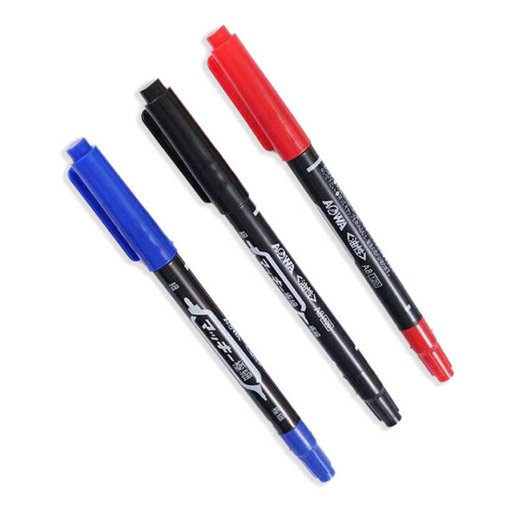 Set of 3 Multicolor double-headed small marker | Lazada PH