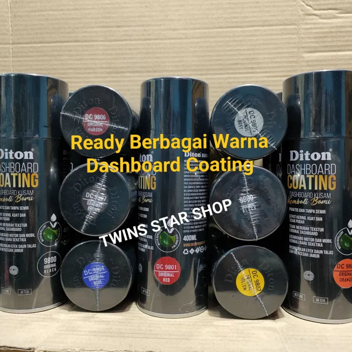 DITON DASHBOARD COATING ORIGINAL BLACK 9800 ORANGE 9803 RED 9801 YELLOW ...
