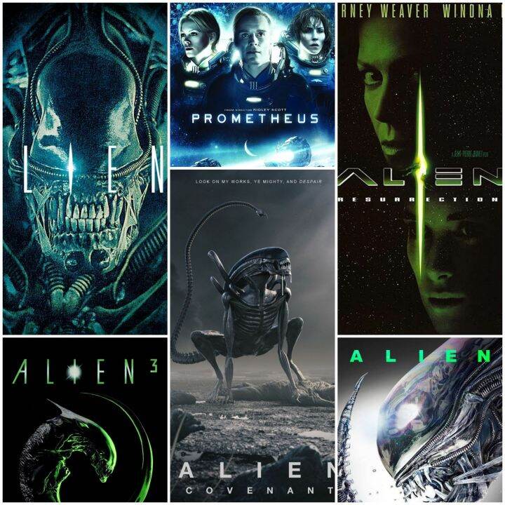 [DVD HD] เอเลี่ยน ครบ 6 ภาค-6 แผ่น Alien 6-Film Collection #หนังฝรั่ง ...