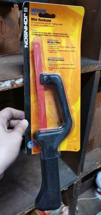 JOHNSON MEDIUM DUTY MINI HACKSAW #60 ORIGINAL MADE IN USA | Lazada PH