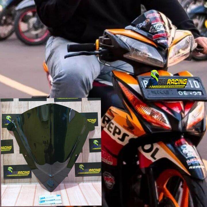 VISOR HONDA BLADE 110 WINDSHIELD HONDA BLADE REPSOL | Lazada Indonesia