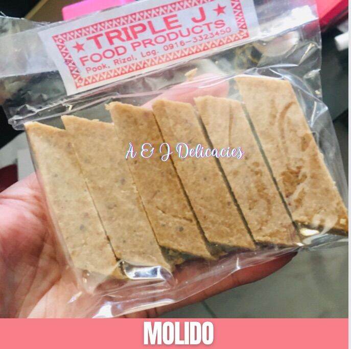 PACK OF 3: Molido Bar ( Kamote Candy ) By Nagcarlan Laguna delicacies ...