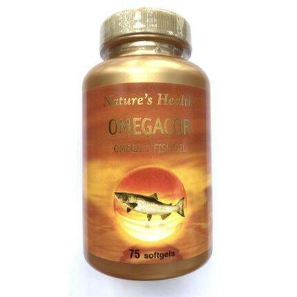 Nature's Health OMEGACOR Omega-3 Fish Oil (75 Softgels) USA | Lazada ...