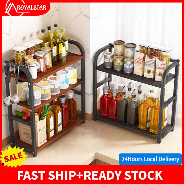 Royalstar 2/3 Tier Kitchen Seasoning Rack Spice Rack Condiment ...