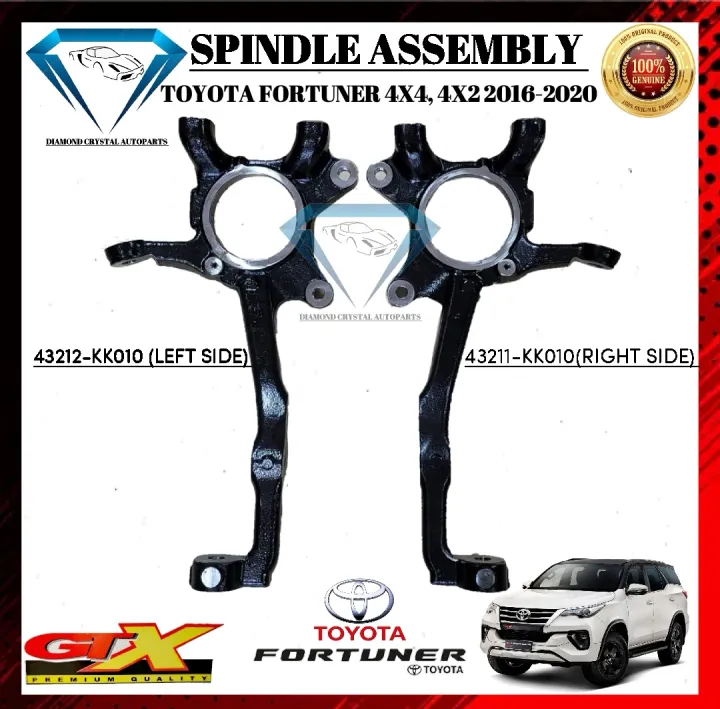GTX SPINDLE ASSEMBLY TOYOTA FORTUNER 4X4, 4X2 2016-20 (LH/RH) SMALL ...