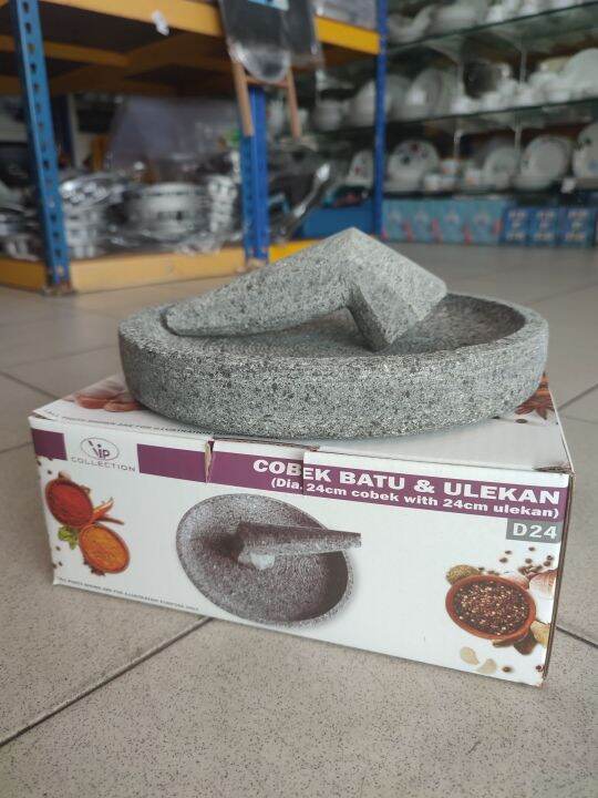 Cobek Batu Ulekan Original Mortar | Lazada