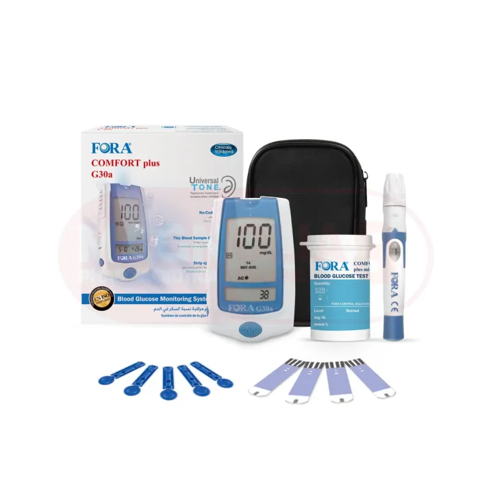 FORA COMFORT PLUS G30A GLUCOMETER | Lazada PH