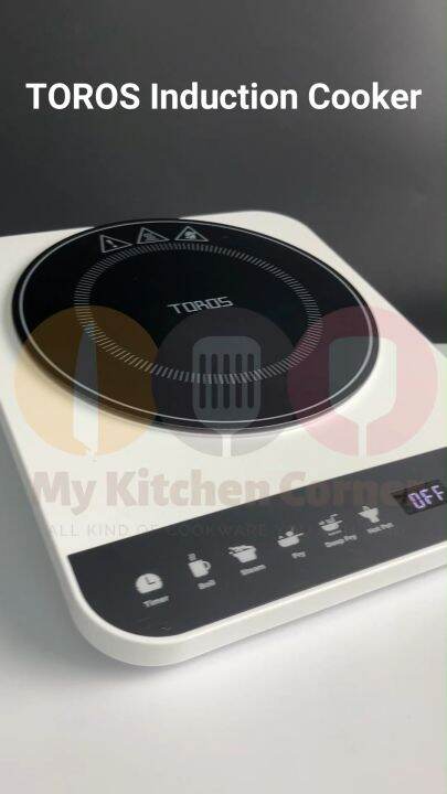 Buffalo TOROS Induction Cooker LED Touch Screen Hotpot Electric Cooktop ...