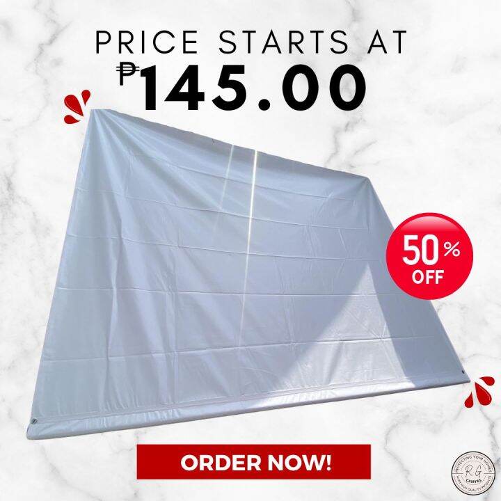 12x14FT TARPAULIN ROLL UP & DOWN 100% WATERPROOF TRAPAL LONA TOLDA ...