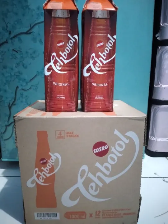teh botol sosro kemasan kotak 1 liter 1 dus isi 12 | Lazada Indonesia