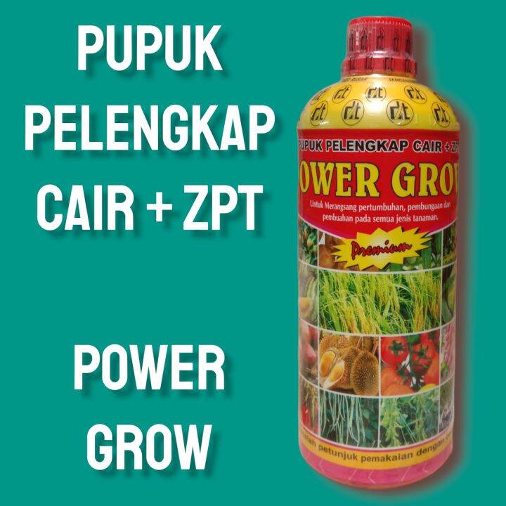 POWER GROW 1LITER pupuk pelengkap cair+ Zpt POWER GROW PPC + ZPT adalah pupuk pelengkap cair ...