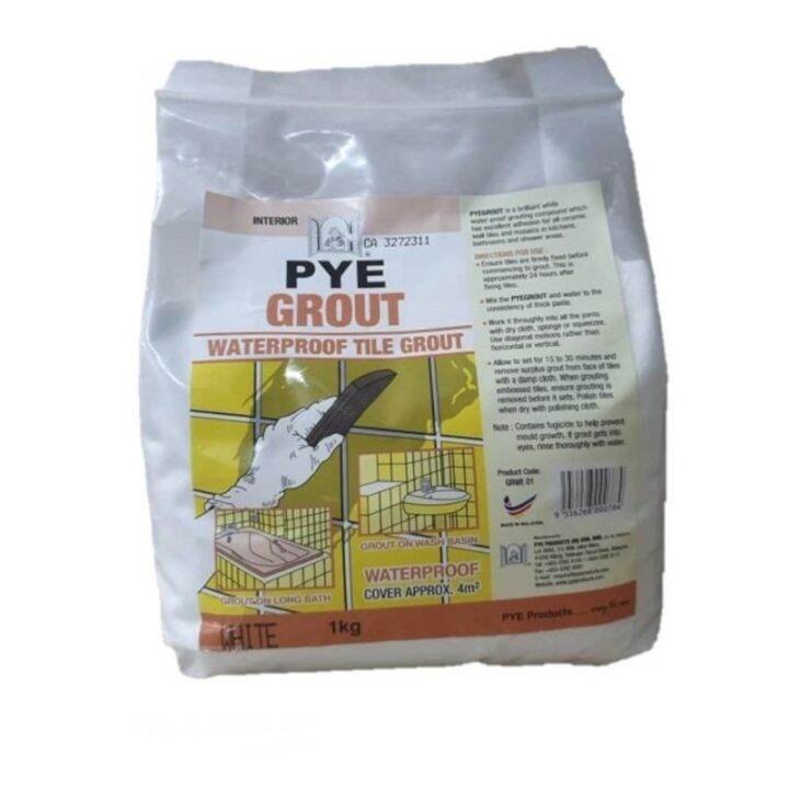 [100% ORIGINAL] PYE WATERPROOF TILE GROUT / CEMENT GUM / CEMENT MOSAIC ...