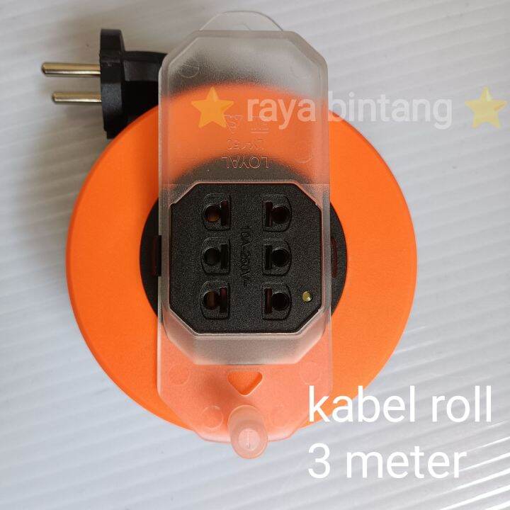 KABEL BOX kecil TRAVEL mini roll 3 meter LY150 3m Loyal SNI | Lazada ...
