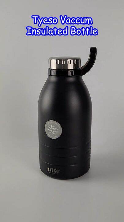 Tyeso Thermos Tumbler Large Capacity 1500ml/1900ml With Pemegang Handle Vacuum Insulated Thermos ...