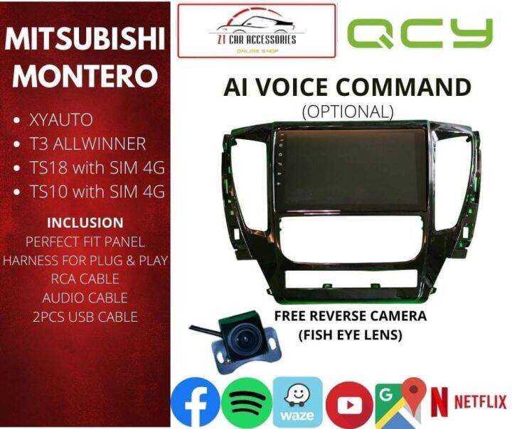 MITSUBISHI MONTERO GEN 3 QCY ANDROID HEAD UNIT | Lazada PH