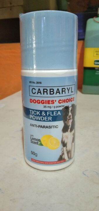 Carbaryl Doggies tick & Flea Powder for Dog & cat (50g) | Lazada PH