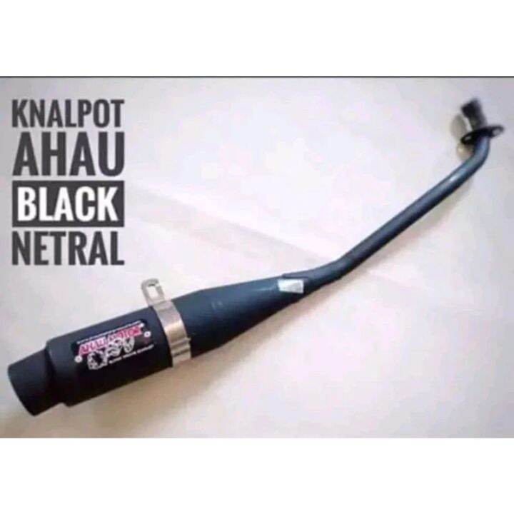 knalpot AHAO drag road race cat coating hitam motor jupiter kharisma supra vega smash shogun ...