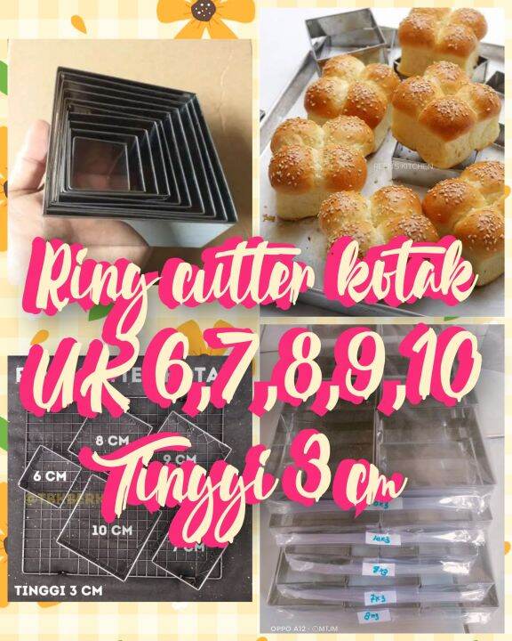 Ring kotak roti dan kue per 1/2 lusin | Lazada Indonesia