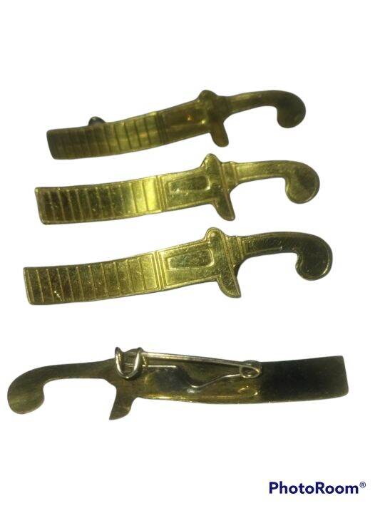 Pin Golok atw Bros golok Bahan Kuningan Asli Ban Kuningan | Lazada ...