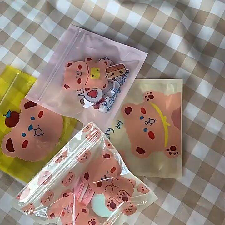 Plastik Klip Cookies | Plastik Ziplock Motif | Packaging Lucu Snack ...
