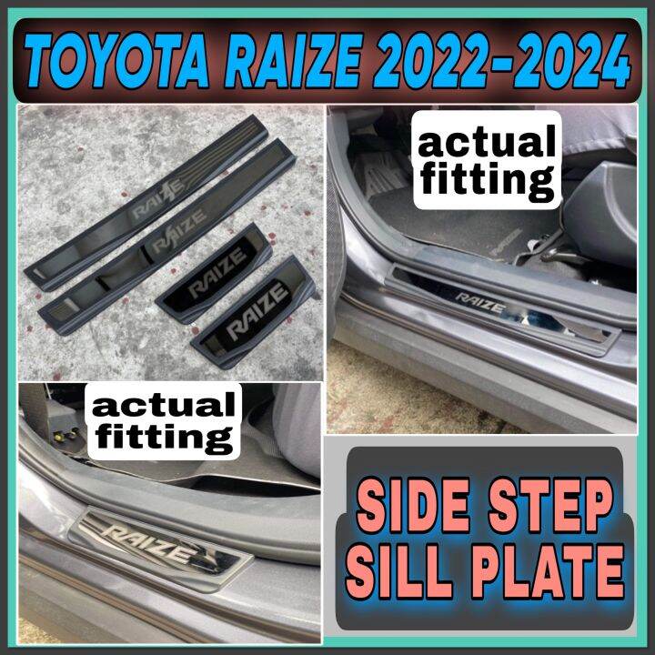 TOYOTA RAIZE 2022-2023 SIDE STEP SILL PLATE | Lazada PH