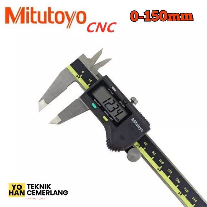 MITUTOYO Sigmat Digital 150mm Vernier Jangka Sorong Mitutoyo 0-150mm Alat Ukur Bubut | Lazada ...