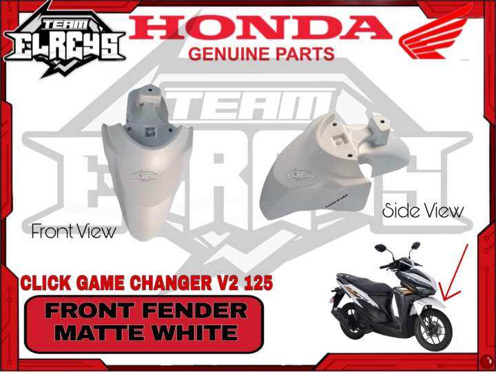 CLICK GC 125 FRONT FENDER MATTE WHITE | Lazada PH