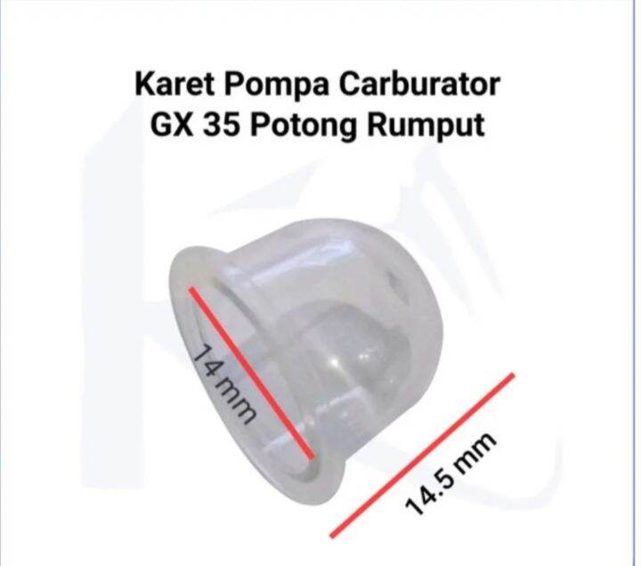 Karet Pompa Karburator Potong rumput GX 31 / GX 35 | Lazada Indonesia